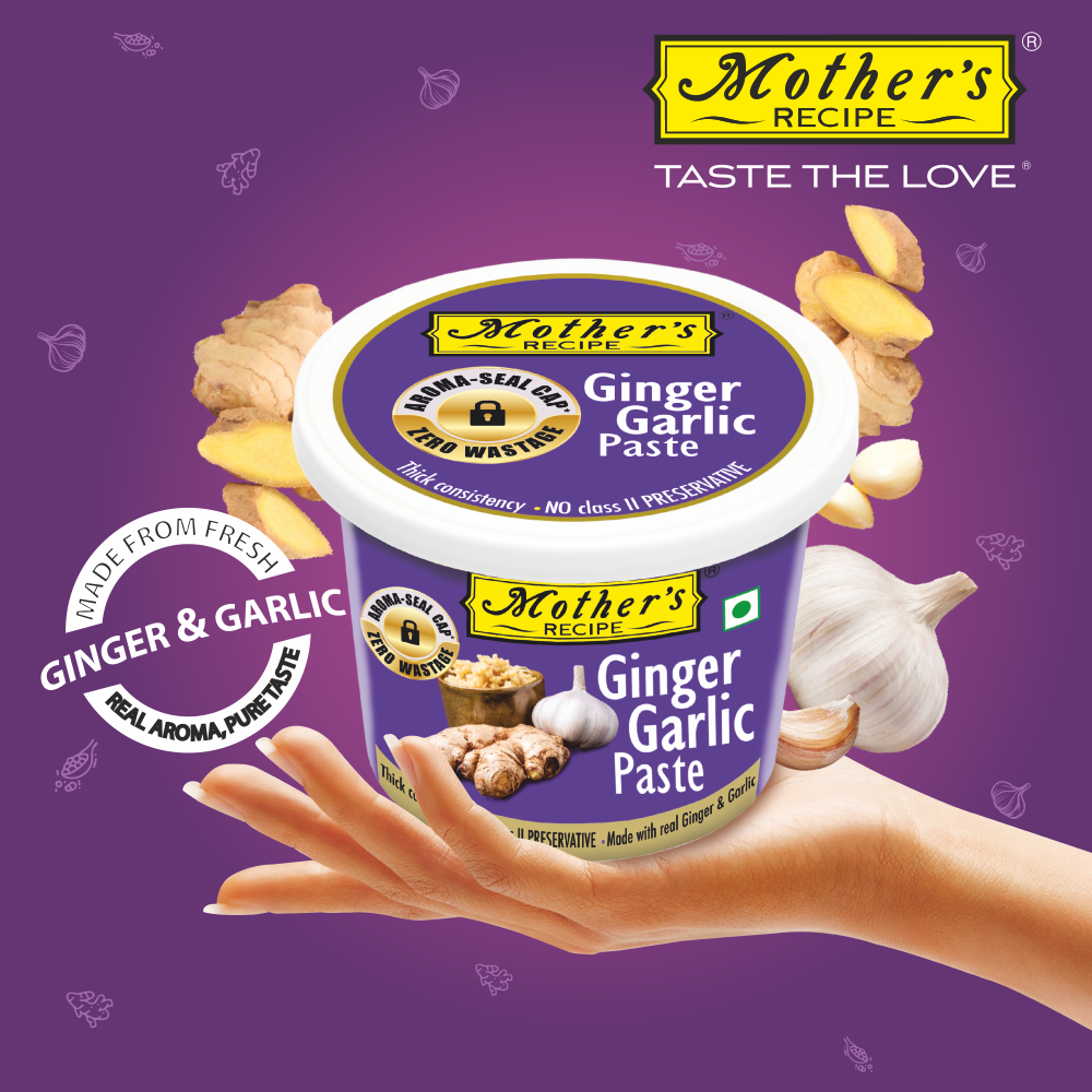 Ginger Garlic Paste Cup 300 gm – Mothers Recipe