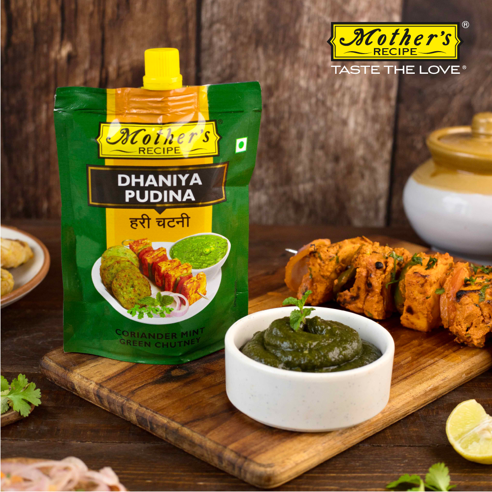 Dhaniya Pudina Chutney 200 gm – Mothers Recipe