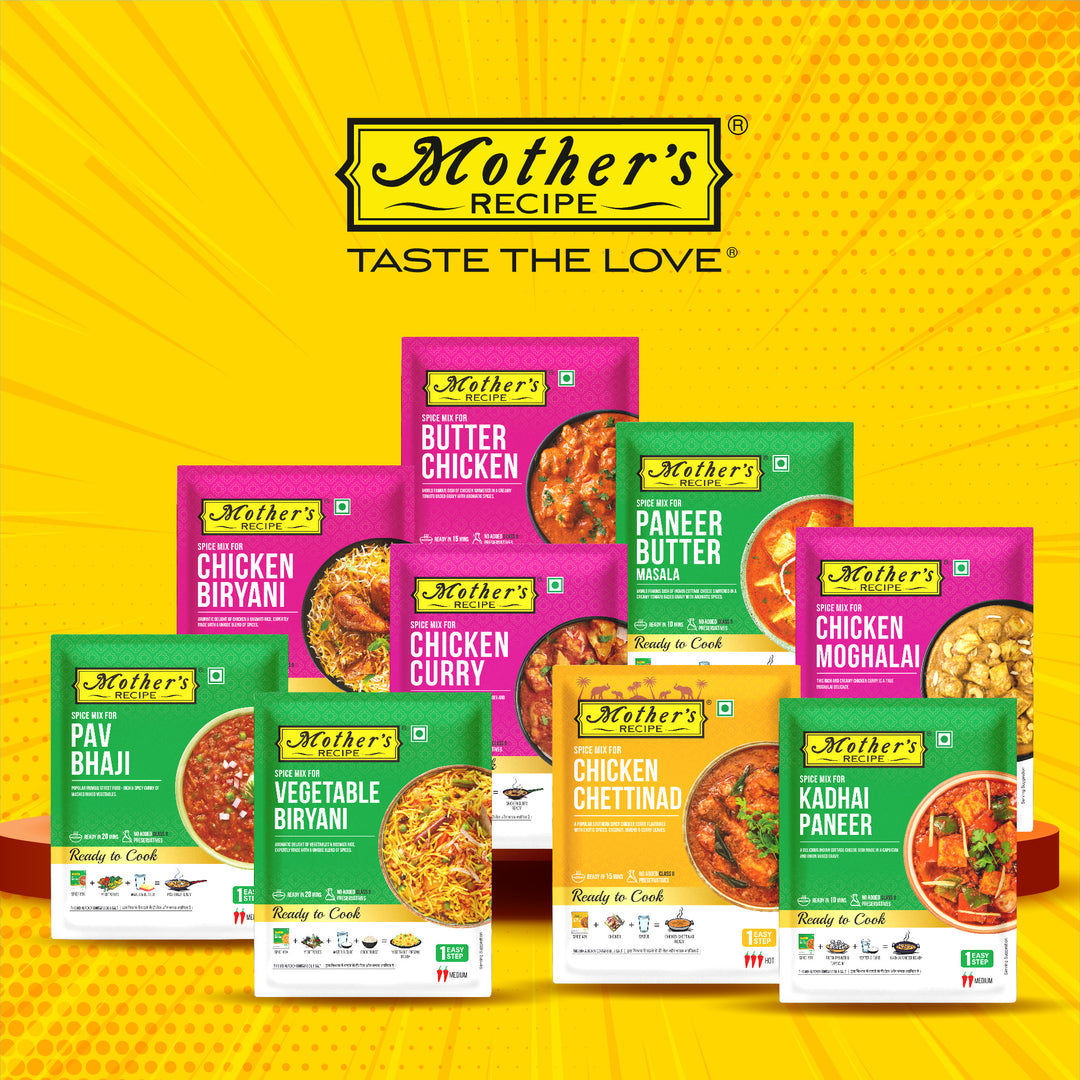 Buy Mother's Recipe Ready to Cook spice mix, 1 step cooking, gravy mix ...