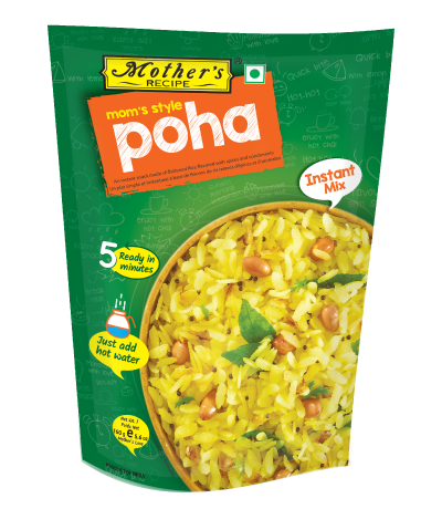 Poha Instant Mix 160 gm – Mothers Recipe