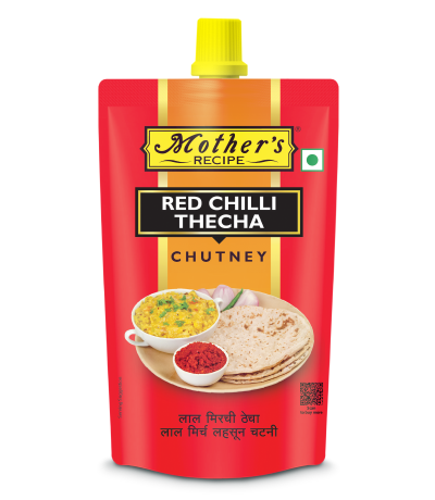 Red Chilli Thecha Chutney 85 gm – Mothers Recipe