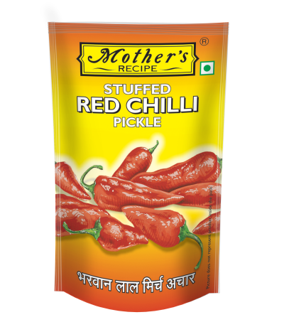 Stuffed Red Chilli Pickle 200 gm – Mothers Recipe